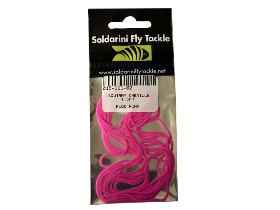 Soldarini Fly Tackle SQUIRMY CHENILLE 1.5mm FLUO PINK