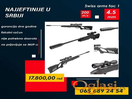 Vazdusna puska Swiss arms tac 1