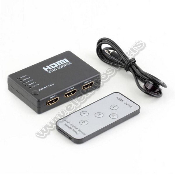 HDMI SWITCH 5/1 SA DALJINSKIM