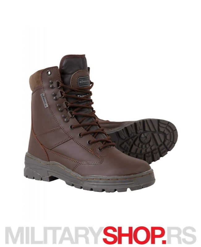 Čizme KombatUK Patrol Full Leather Brown