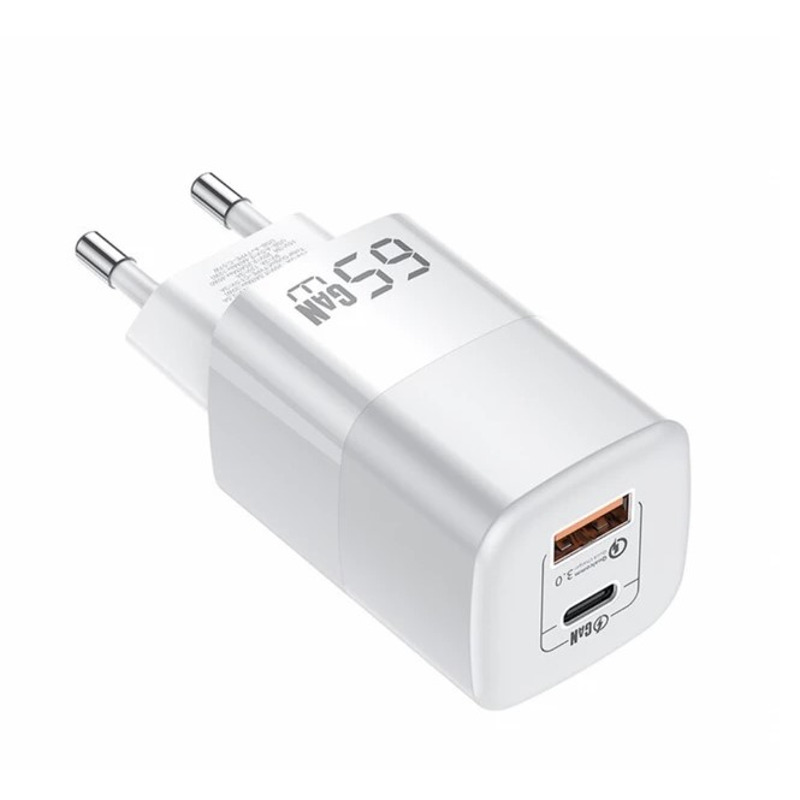 RY-U65A GaN Punjač Type C, USB-A 65w