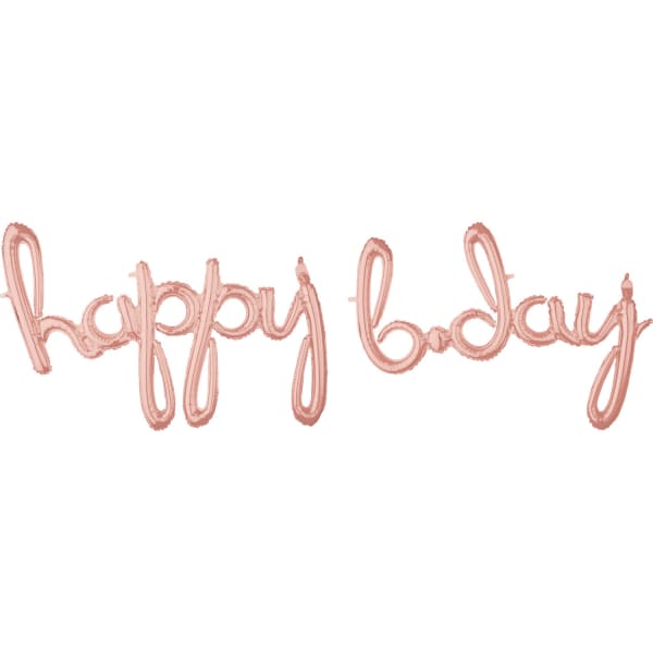 3915711
Script Phrase Happy Bday Rose Gold