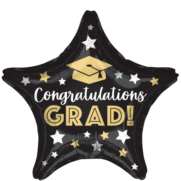 4420975
18″ Foil Congratulations Grad Stars