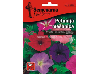 Seme za cveće 10 kesica Petunija - mešavina - Petunia hyb. - 4570