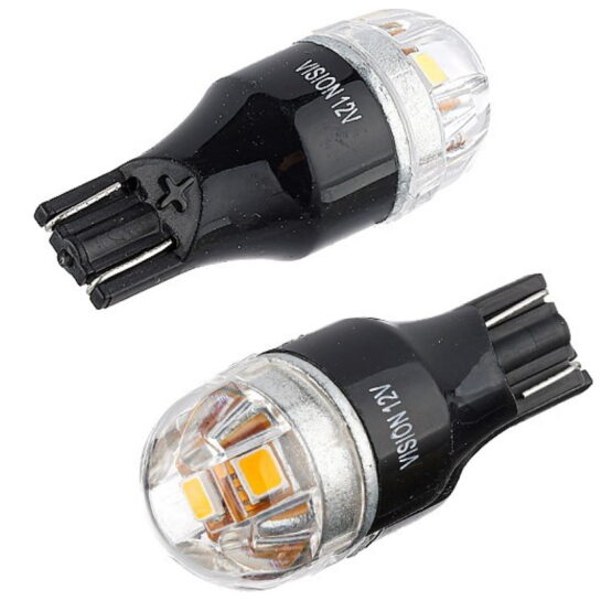 Sijalice LED T15 WY16W, Canbus, 12/24V, 5 SMD, narandžasta (2 kom) – Carmotion 58302