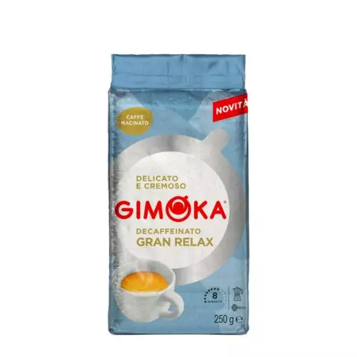 Gimoka Gran Relax Decaffeinato espresso mlevena kafa 250g