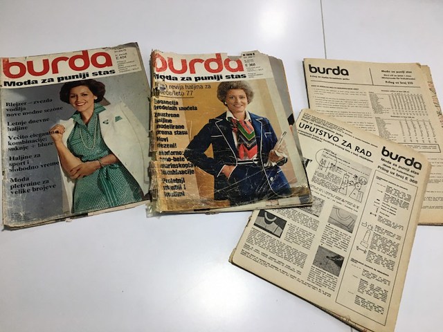 Burda  moda za puniji stas  2 časopisa