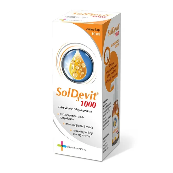 Soldevit D3 1000IU kapi 10ml
