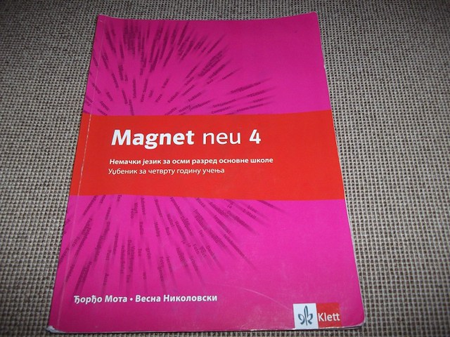 Magnet neu 4 Nemački jezik za 8. razred osnovne škole