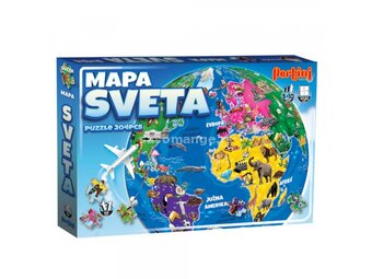 PERTINI Puzzle Mapa sveta