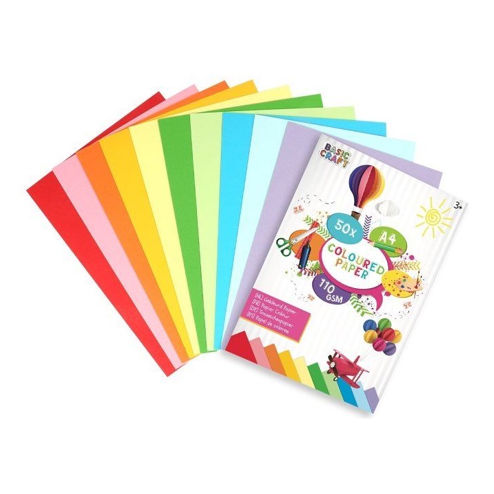 Set papira u boji 50 kom | izaberite dimenzije