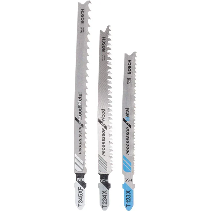 Bosch 3-delni set listova ubodne testere T 123 XF; T 234 X; T 345 XF - 2607010515