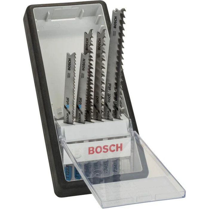 Bosch 6-delni Robust Line set listova ubodne testere Progressor T-prihvat T 123 X (2x); T 234 X (2x); T 345 XF (2x) - 2607010531