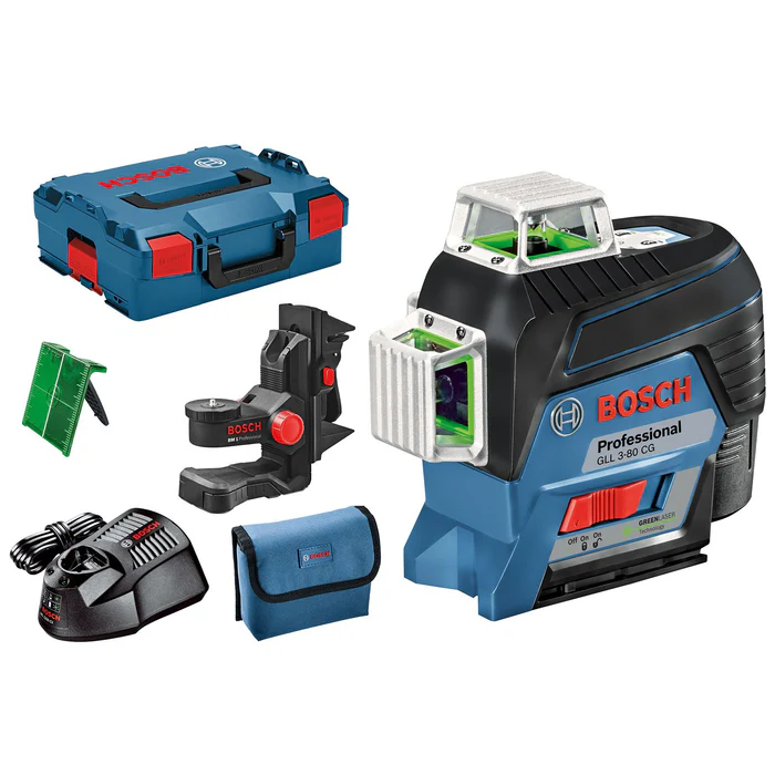 Bosch GLL 3-80 CG linijski laser sa zelenim zrakom Bluetooth 80m (0601063T00)