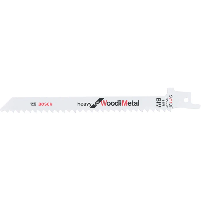 Bosch list univerzalne testere S 711 DF Heavy for Wood and Metal - pakovanje 5 komada - 2608656260