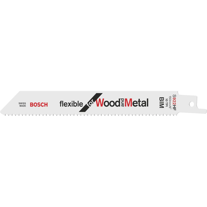 Bosch list univerzalne testere S 922 HF Flexible for Wood and Metal - pakovanje 2 komada - 2608656039