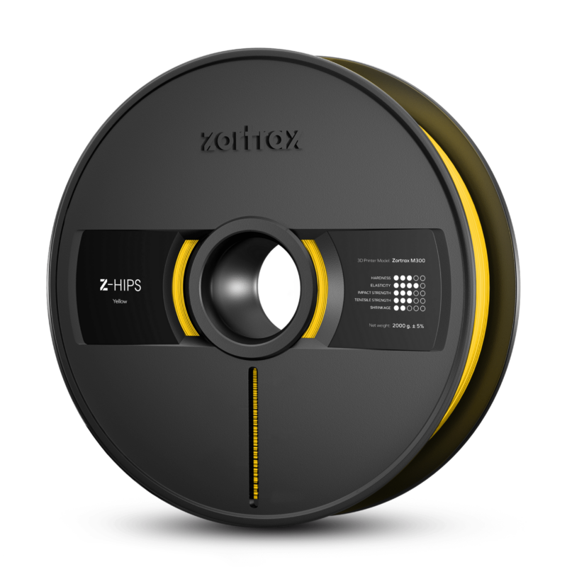 Zortrax Z-HIPS 1.75mm 2kg Žuti