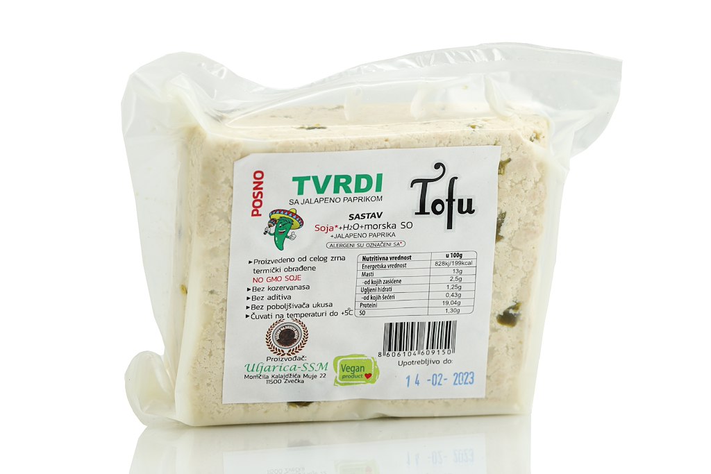 Tofu tvrdi sa halapenjo paprikom SZR Uljarica SSM