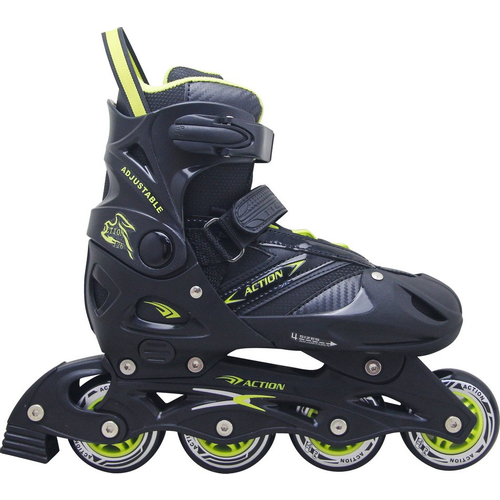 ROLER PW126B-C BLACK/DARK GREY S(33-36) PVC ABEC5 PU ACTION 2021 PAR