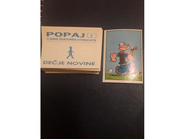 Set slicica Popaj - Popeye (Decje novine)