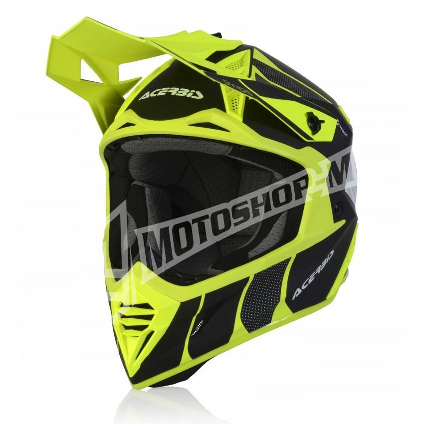 Acerbis X-Track Kaciga Crno-Fluo