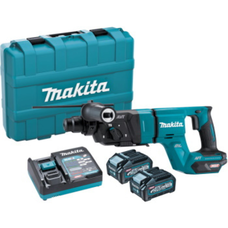 Makita Akumulatorska bušilica – čekić 40 V max XGT SDS-plus, HR007GM201