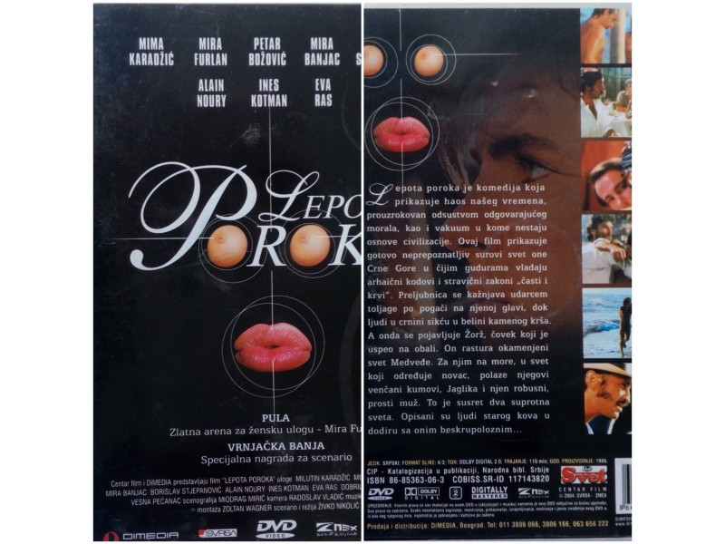 dvd Lepota poroka