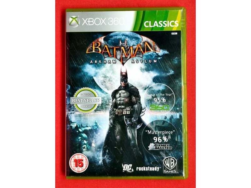 BATMAN Arkham Asylum / XBox 360 Originalna Igra
