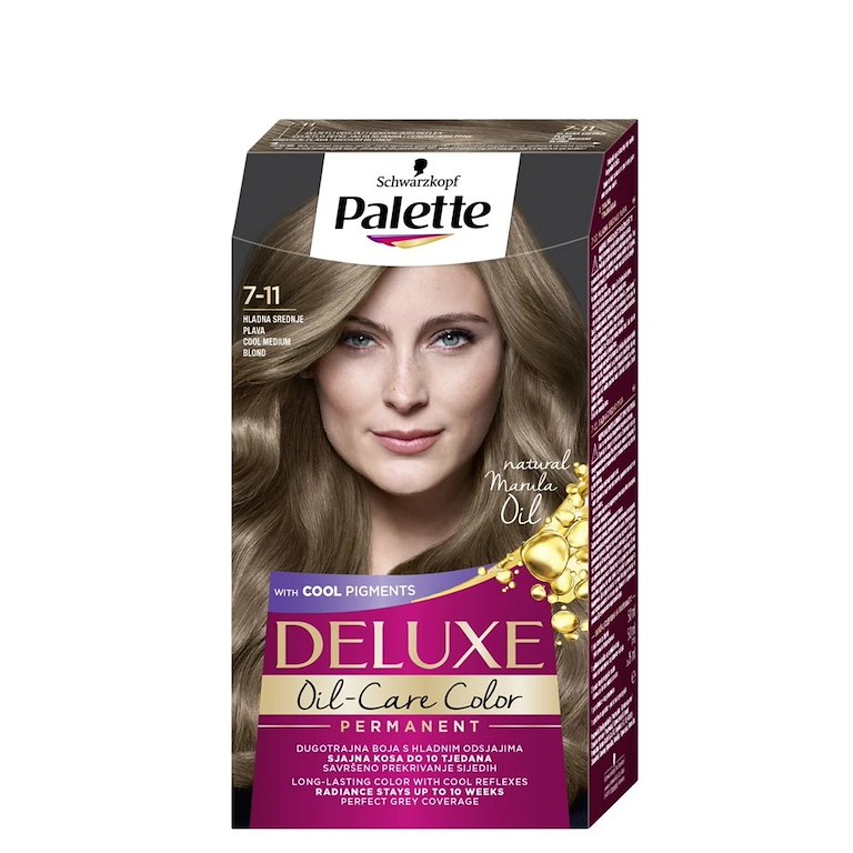 PALETTE DELUXE BOJA ZA KOSU HLADNA SREDNJE PLAVA 7-11