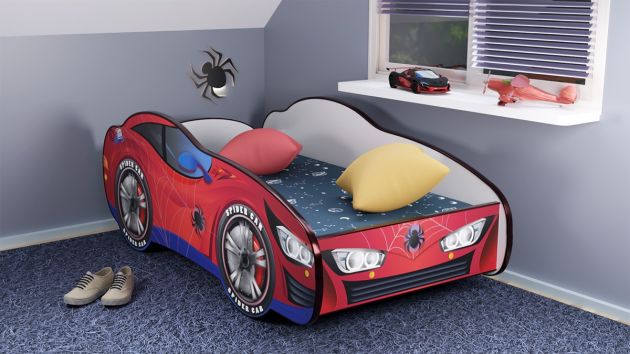 Dečiji Krevet 160X80Cm (Trkački Auto) Spider Car