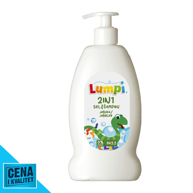 Lumpi šampon gel deč jabuka 500ml lumpi