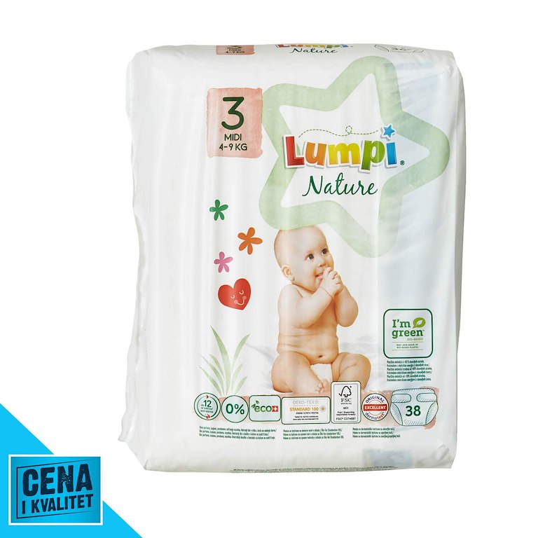 pelene lumpi nature midi 3 38/1