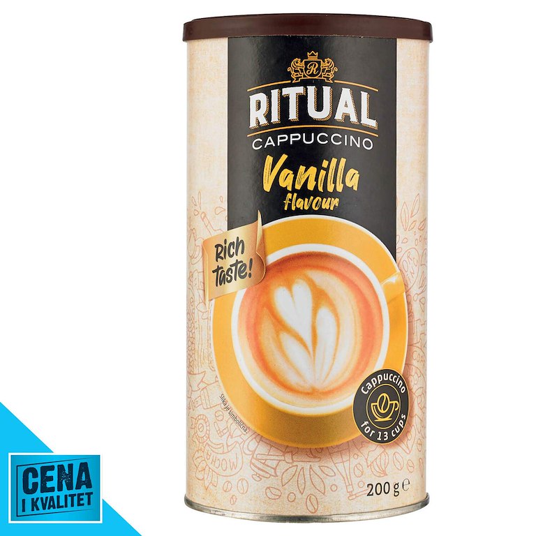Ritual cappuccino vanila lim 200g ritual