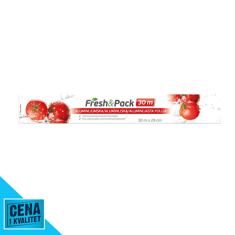 Fresh&pack alufolija 30m x 29cm fresh&pack