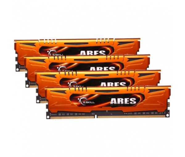 G.SKILL Ares DDR3 1600MHz CL10 32GB Kit4 (4x8GB) Intel XMP Orange