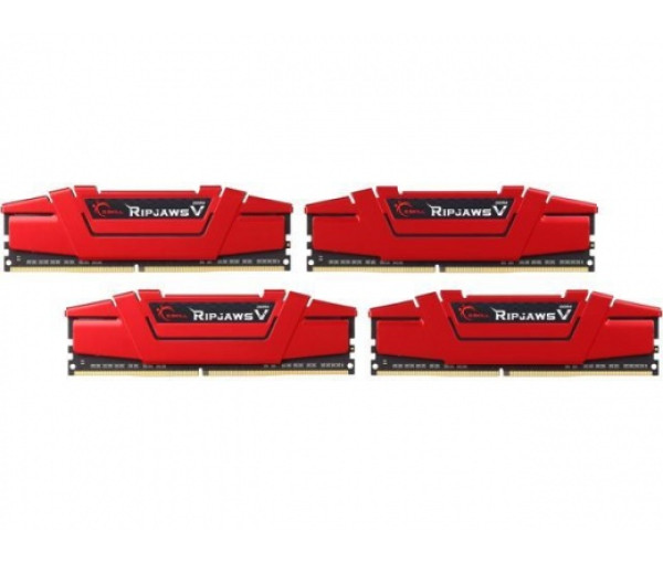 G.SKILL Ripjaws V DDR4 2666MHz CL15 32GB Kit4 (4x8GB) Intel XMP Red