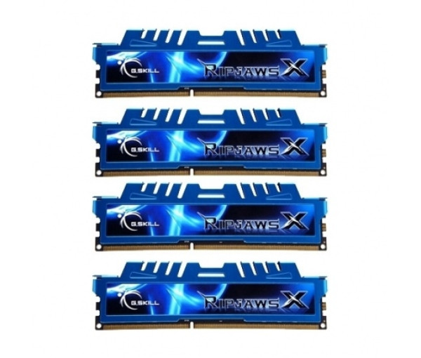 G.SKILL RipjawsX DDR3 2400MHz CL11 32GB Kit4 (4x8GB) Intel XMP Blue