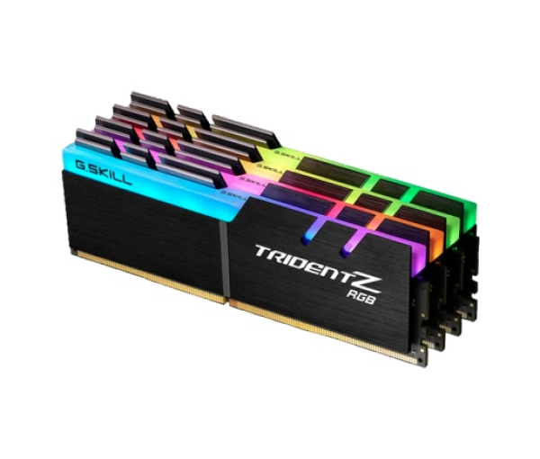 G.SKILL Trident Z RGB DDR4 3600MHz CL19 32GB Kit4 (4x8GB) Intel XMP