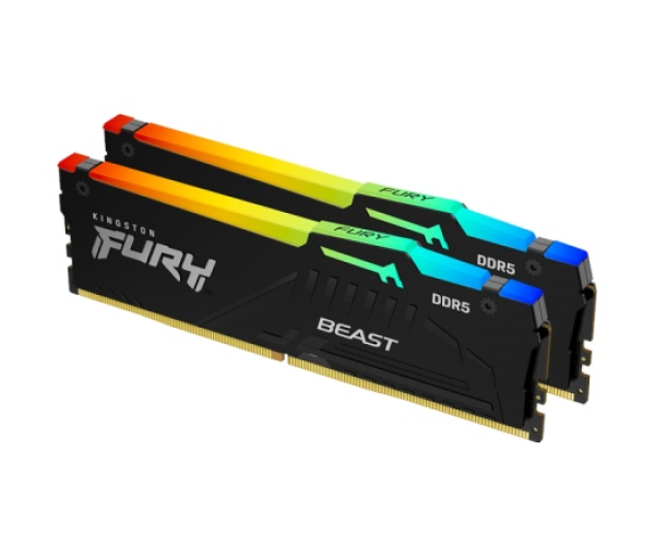 KINGSTON Fury Beast RGB DDR5 5600MHz CL36 64GB Kit2 AMD Expo