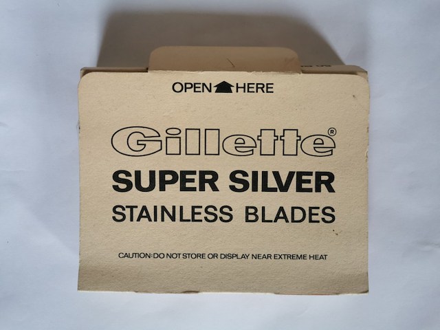 Gillete Super Silver Stainless Blades (20 zileta)