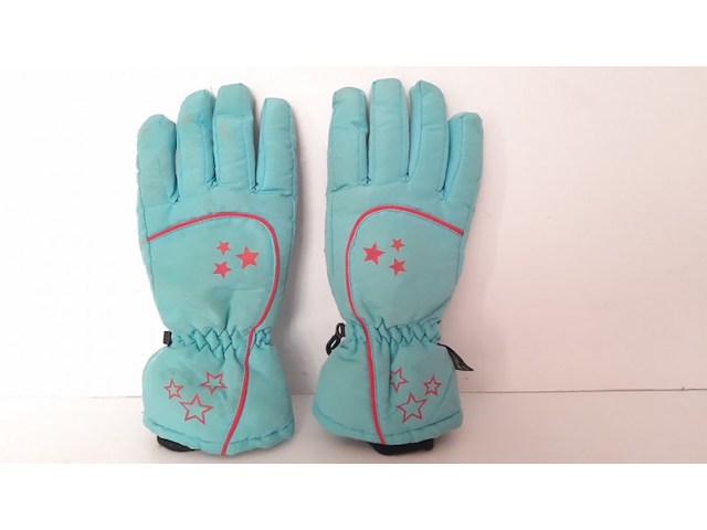 Ski rukavice nezno plave boje
