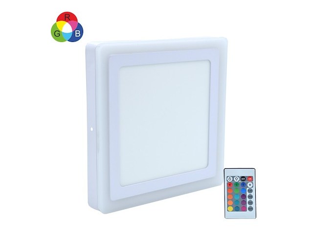 LED panel nadgradni kvadratni  WRGB 18W+6W