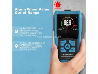 Durficst WM700A merač temperature i vlage zida ,drveta