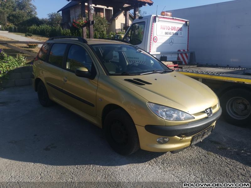 Peugeot 206 1.1 1.4 1.6 1.9 2.0 Kompletan Auto U Delovima