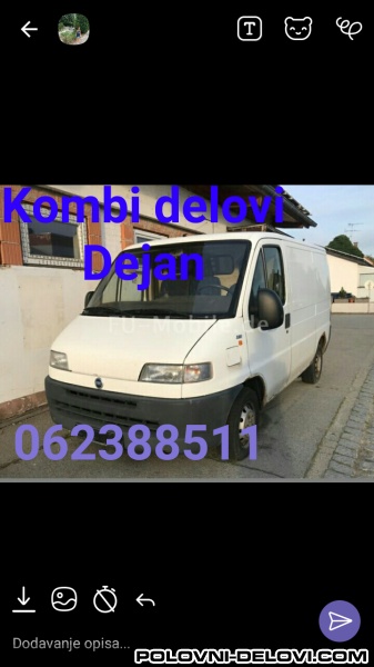 Fiat Ducato 2.5 Tdi 2.8 Dti 20 H Kompletan Auto U Delovima