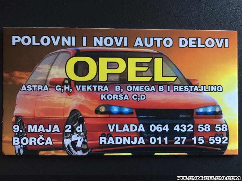 Opel Astra Astra G.H Delovi Kompletan Auto U Delovima