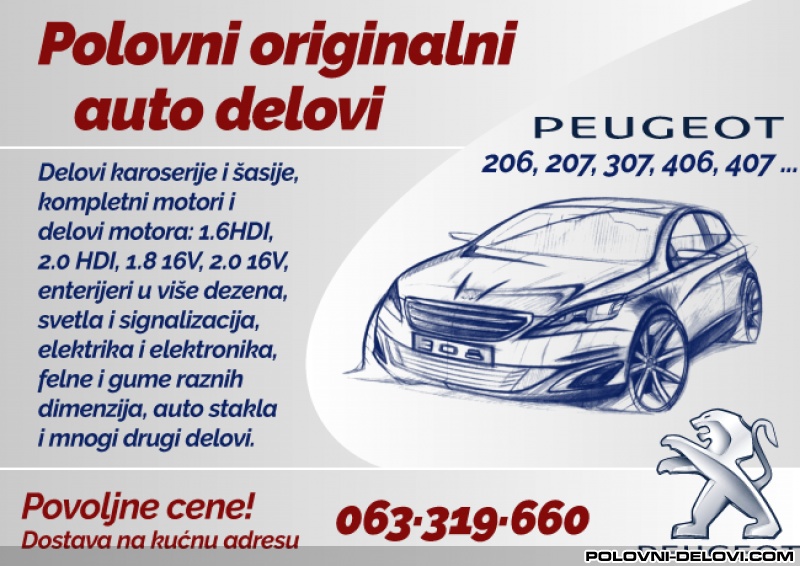Peugeot 307 Razni Delovi