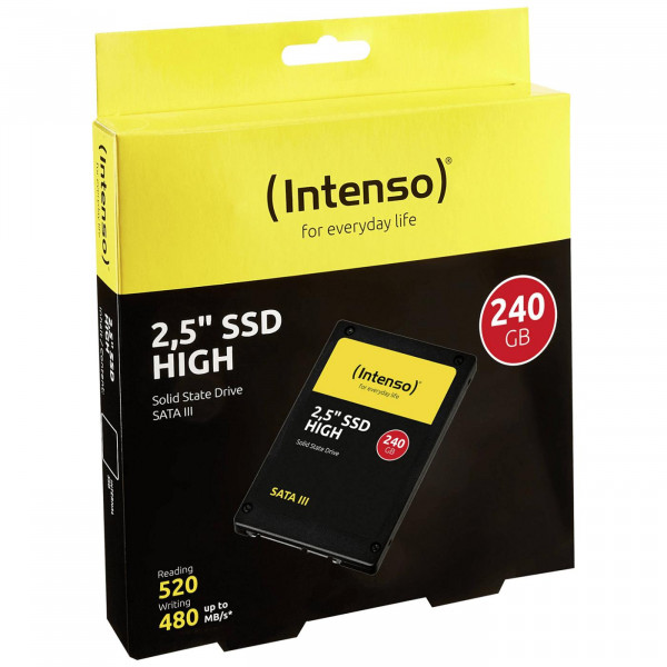 (Intenso) SSD Disk 2.5'', kapacitet 240GB, SATA III High - SSD-SATA3-240GB/High