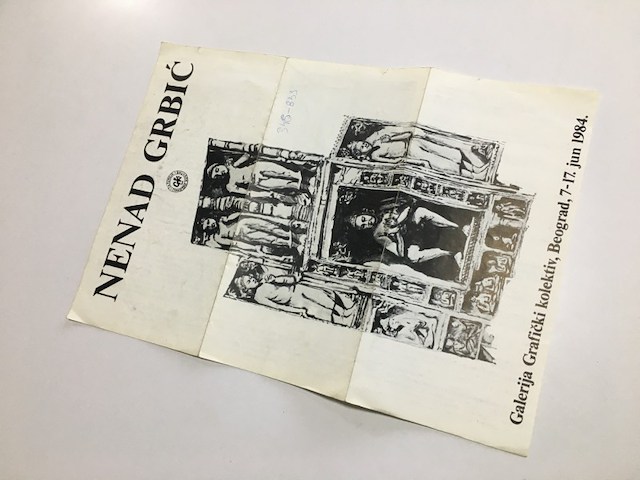 Nenad Grbić galerija grafički kolektiv 1984. katalog