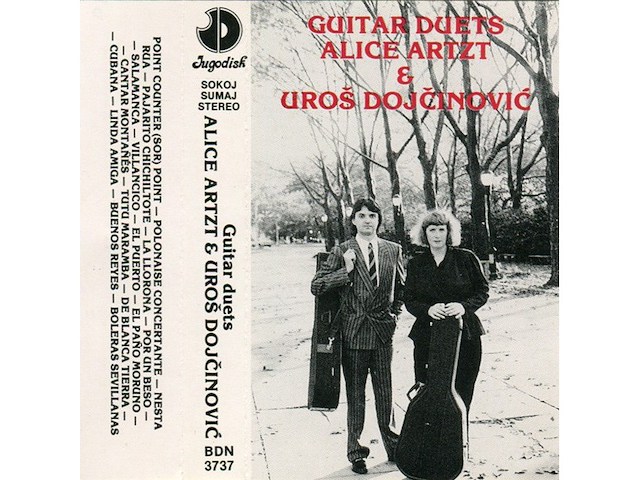 Alice Artzt &; Uroš Dojčinović –Guitar Duets Kaseta Nova